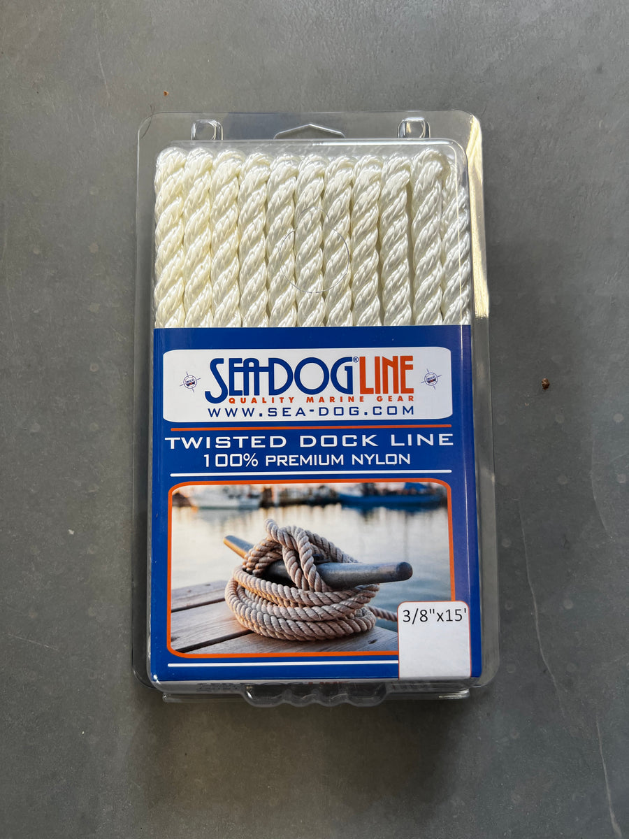 Dock Line Pack White 3/8x15 – Harvey Cedars Marina