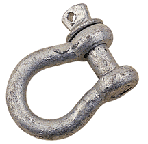 Galv Bow Shackle 5/16" – Harvey Cedars Marina