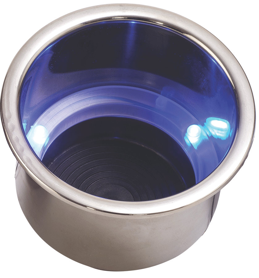 Cup Holder LED SS – Harvey Cedars Marina